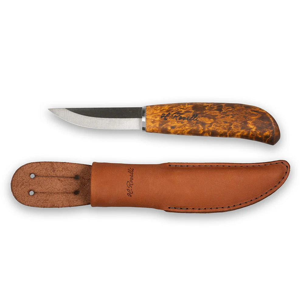 Cuchillo Nuevo H. Roselli Carpenter, UHC steel abedul rizado – Safari ...